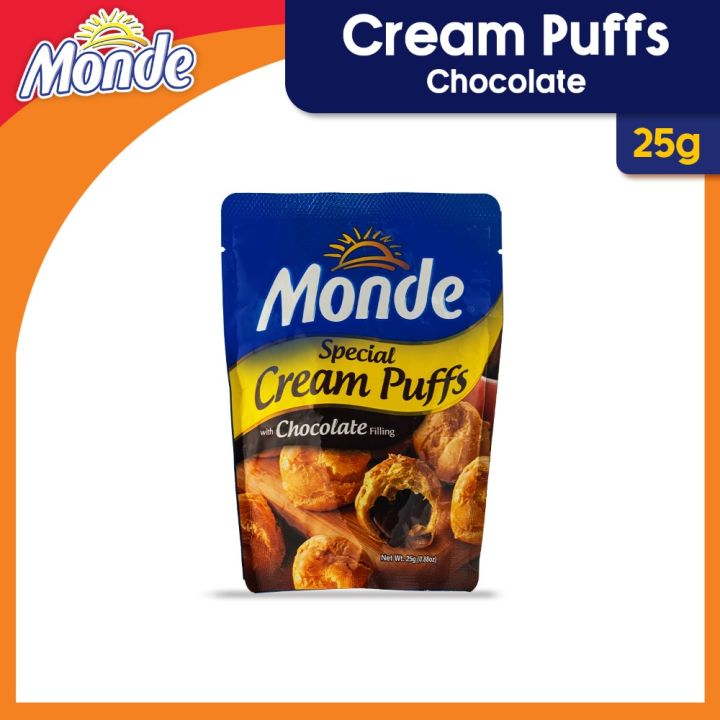 Monde Special Cream Puffs Chocolate 25g | Lazada PH