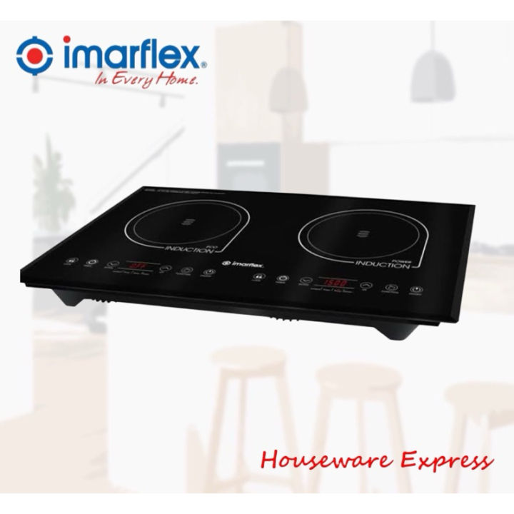 Imarflex Built-in Induction Cooker Twin Plate Double Burner Cooktop IDX ...