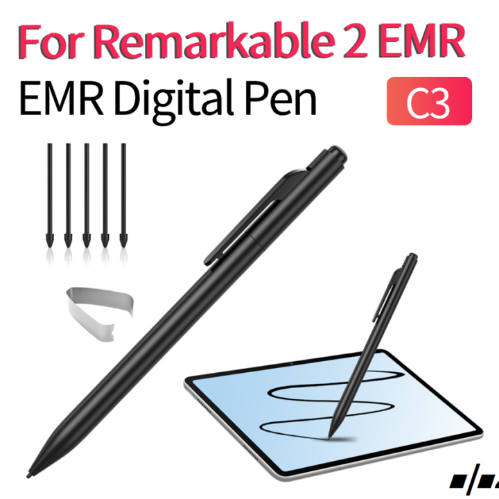 EMR Stylus Pen for Remarkable 2 Touch Pencil with Eraser Tilt 4096 ...