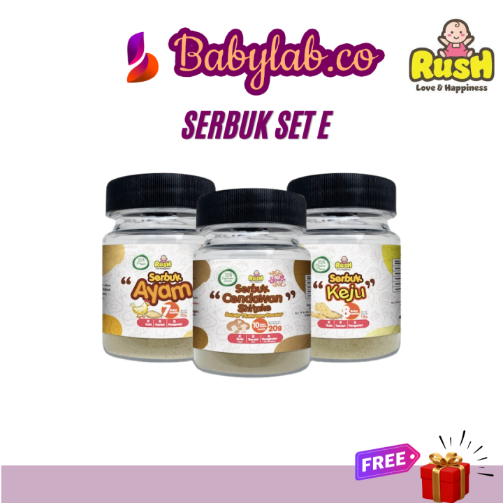 RUSH BABY | BABY FOOD SEASONING KOMBO E SAVORY PERASA SERBUK AYAM ...