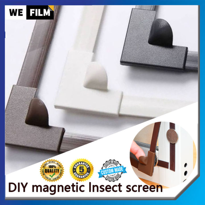 [MY Delivery] 1 Set DIY Magnetic Window Screen Corners Mosquito Net ...