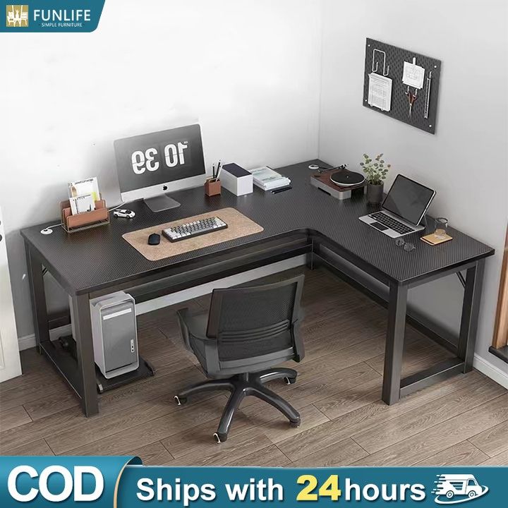 COD Corner Desk L-shaped Office Desk Table Computer Table Study Table ...