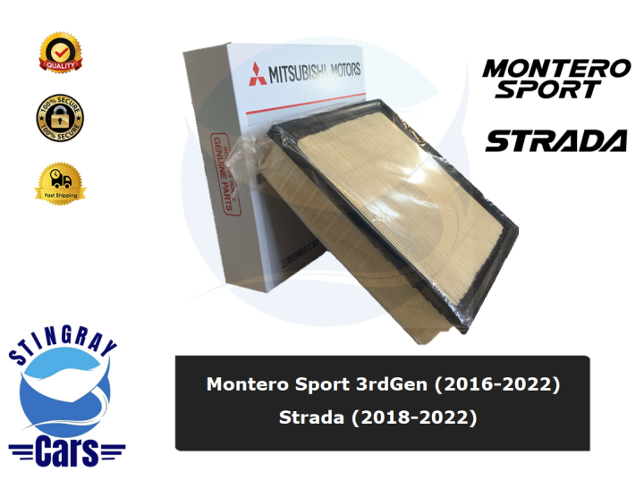 Engine Air Filter for Mitsubishi Montero Sport Diesel 3rd Gen (2016 ...