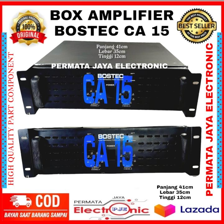 BOX AMPLIFIER BOSTEC CA 15 PLAT BESI | Lazada Indonesia