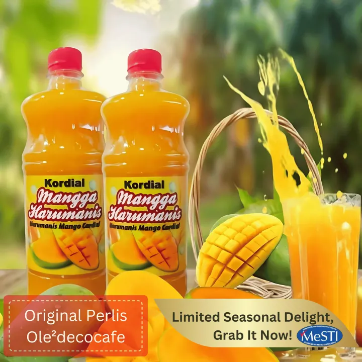 Kordial Mangga Harum Manis Asli Perlis 2025 | Lazada