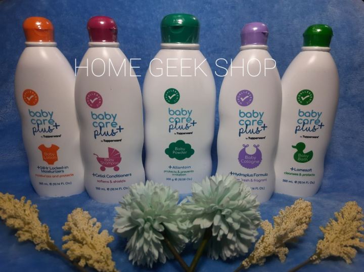 TUPPERWARE BABY CARE WHITE 300ml/g - Baby Bath, Shampoo, Cologne ...