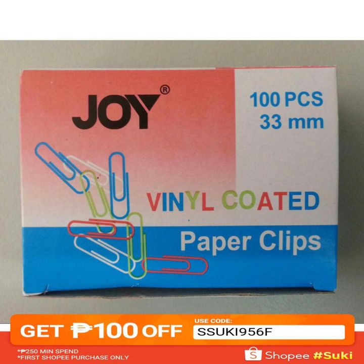 paper clip vinyl coated 33mm,50mm 100pcs | Lazada Philippines