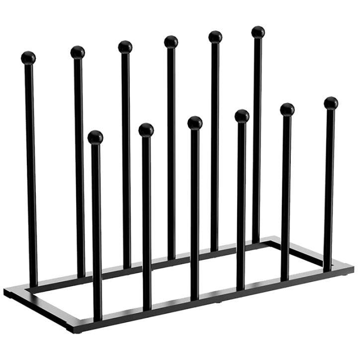 【JIN】-Free Standing Shoe Racks Black Metal Boot Rack for Dorm Room ...