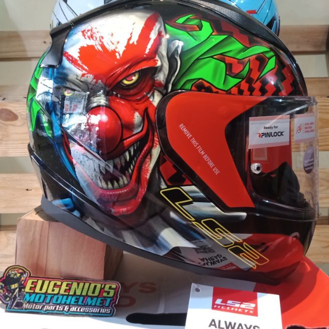 LS2 Full Face Helmet Single Visor (Rapid Joker-L) | Lazada PH