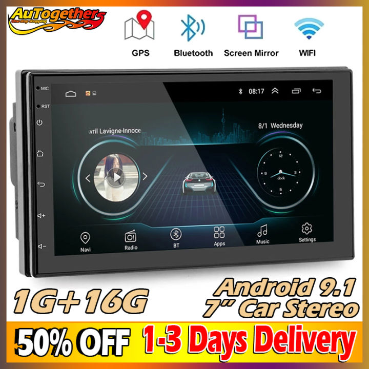 2 Din Android Car Radio 7 inch Car Stereo GPS Navigation Bluetooth wifi ...