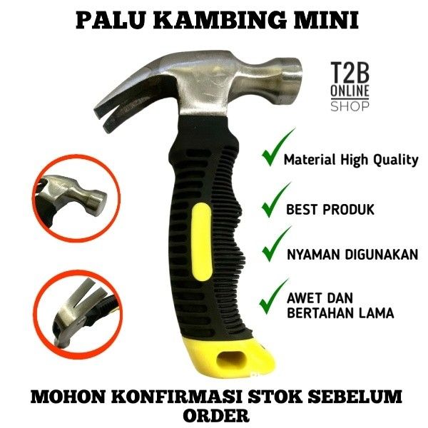 Palu Kambing Mini ganggang fiber, Palu Cebol Ganggang Plastik, Palu ...