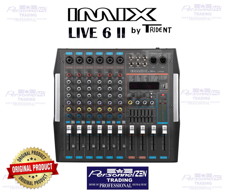 IMIX Live 6 II IMIX by Trident 6 Channel Mixer ORIGINAL | Lazada PH