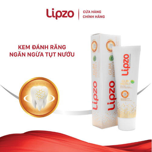 Kem Đánh Răng Lipzo Gum Protect 185g Ngăn Ngừa Tụt Nướu, Chảy Máu Chân ...