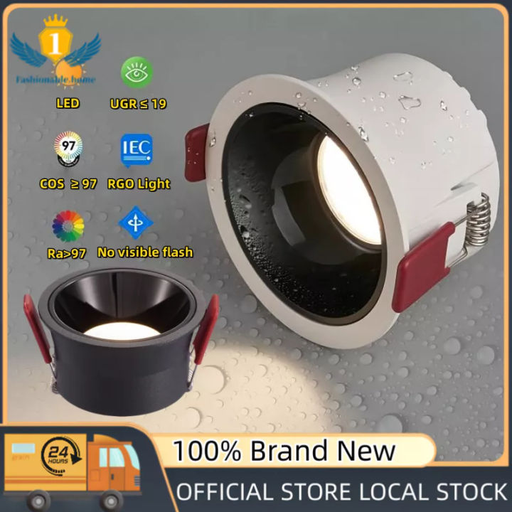 【Llluminate】 Downlight LED Ceiling Light Recessed Pin Light Tricolor ...