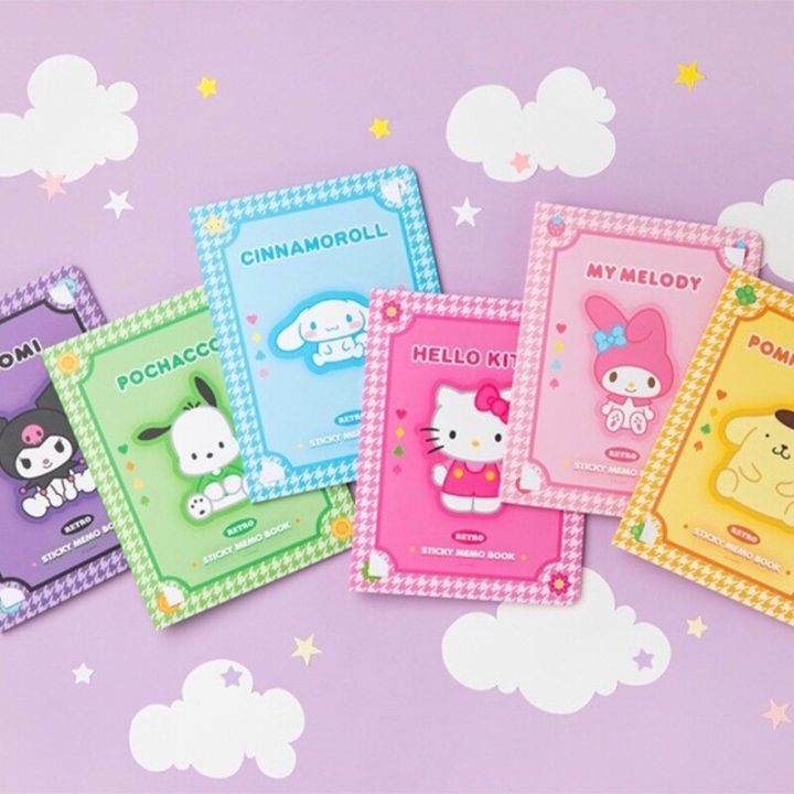 Cartoon Cute Sanrio Hello Kitty My Melody Cinnamoroll Kuromi Note Book ...