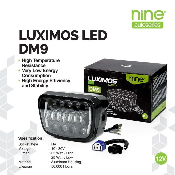 LAMPU LED DAYMAKER KOTAK NINE LUXIMOS LED DM-09 - NINE AUTOSERIES ...