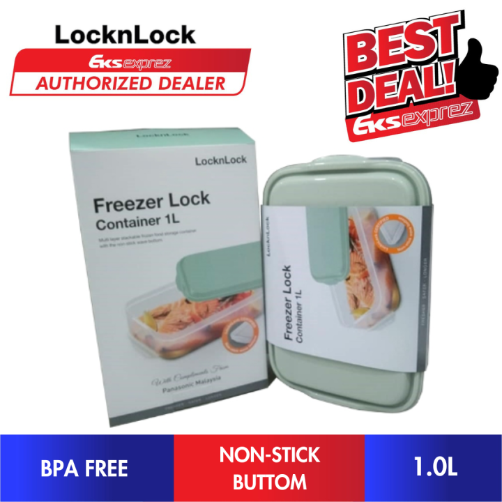 LocknLock NON-STICK BOTTOM FREEZER LOCK CONTAINER BPA FREE1.0L | Lazada