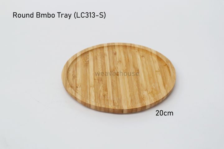 Round Bamboo Tray for Serving Decoration Daily Use | Lazada