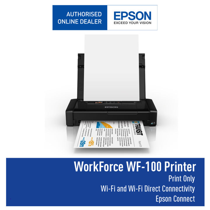 Printer EPSON WF-100 EPSON WF100 EPSON WF 100 Portable Garansi Resmi | Lazada Indonesia