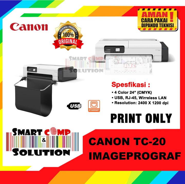 Printer Canon ImagePROGRAF TC20M TC-20M / TC20 TC-20 Copy Scan A1 ...