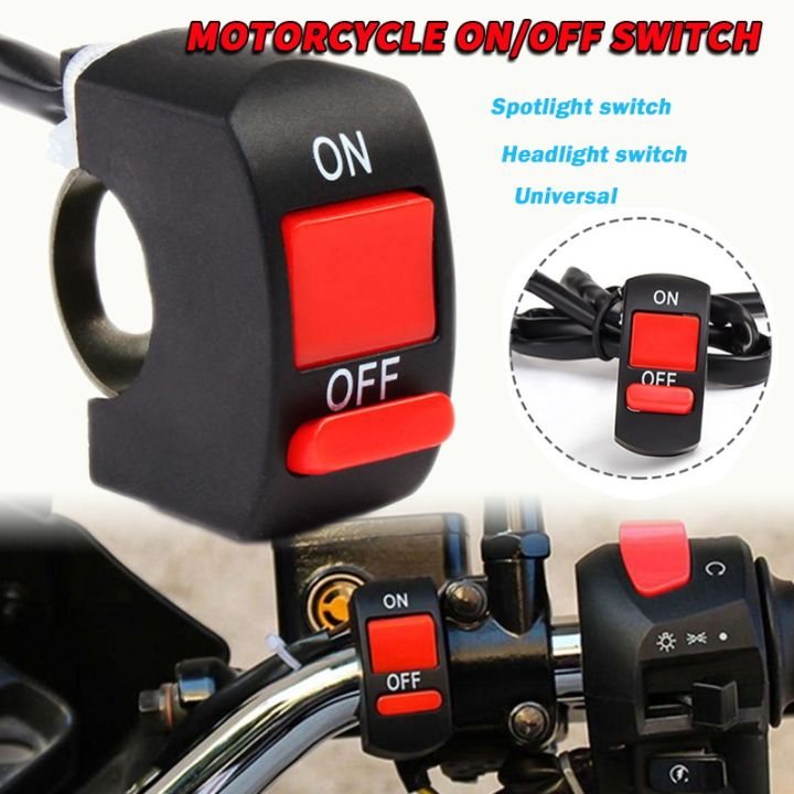 Pinph Motorcycle LED Headlight Switch Universal Handlebar Motorcycle On ...