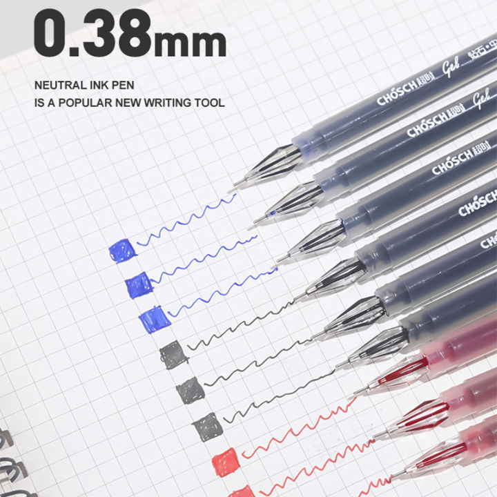 Nodetud Large Capacity 0.5 mm Diamond Tip Plastic Gel Ink Pen Signature ...