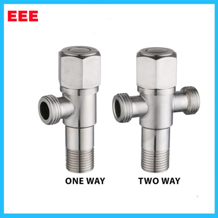 Heavy Duty 304 Stainless Steel Kitchen Bathroom Angle Valve(One Way ...