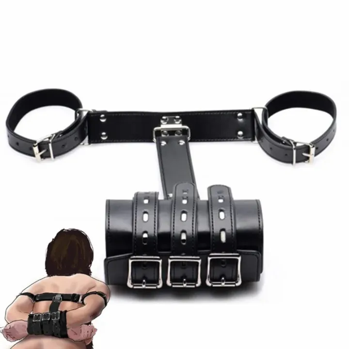 【Hot-Selling】 harness arm binder of wrist cuffs for slave role play to ...