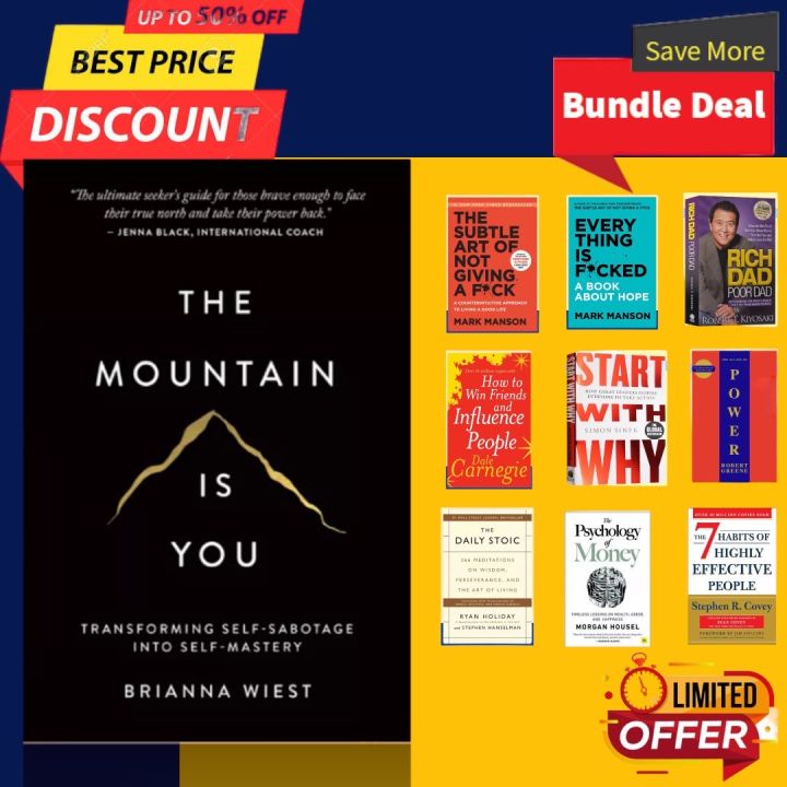 {BUNDLE PROMO} THE MOUNTAIN IS YOU PLUS ONE MOTIVATIONAL OR FICTION ...