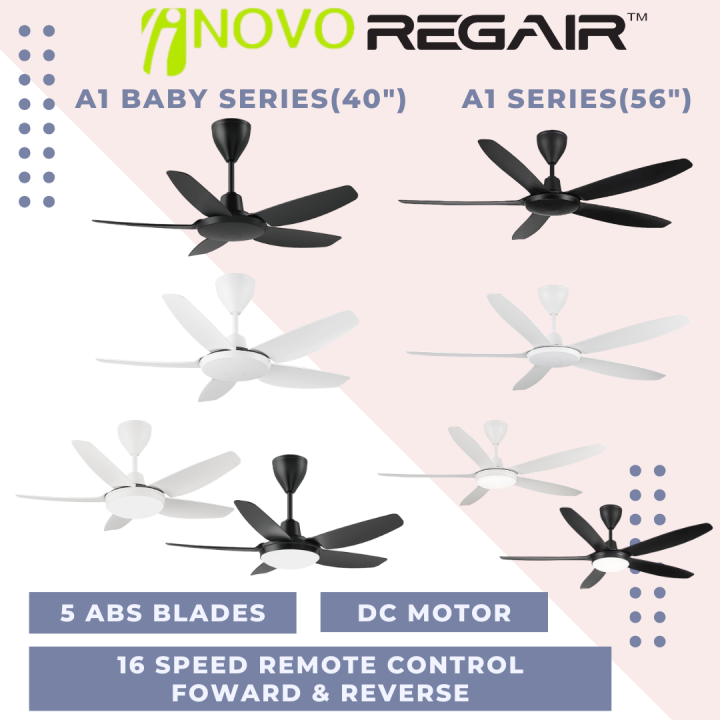 Regair Inovo A1 / A1 Led 40"/56" Ceiling Fan DC Motor Remote Control ...