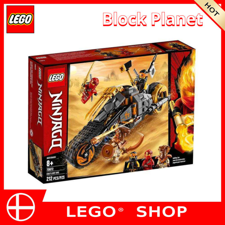 【Official】 LEGO 70672 Ninjago Cole's Dirt Bike 212pcs 8+ -Block Planet ...