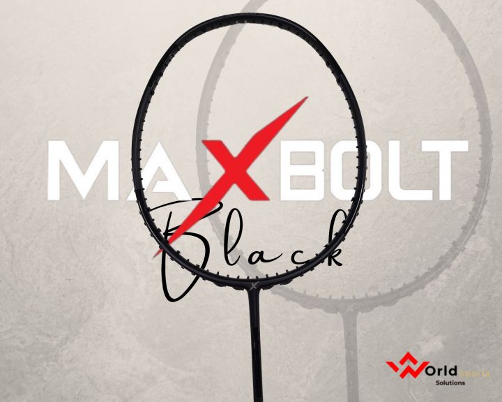 Maxbolt BLACK badminton racket (100% original) | Lazada