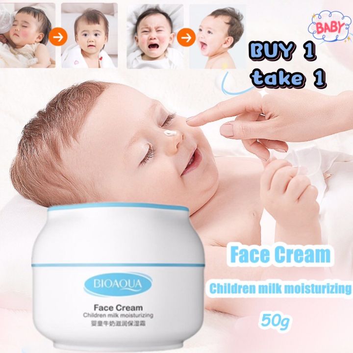 Baby Milk Face Cream 50g Moisturizing For Sensitive Skin Multiple ...