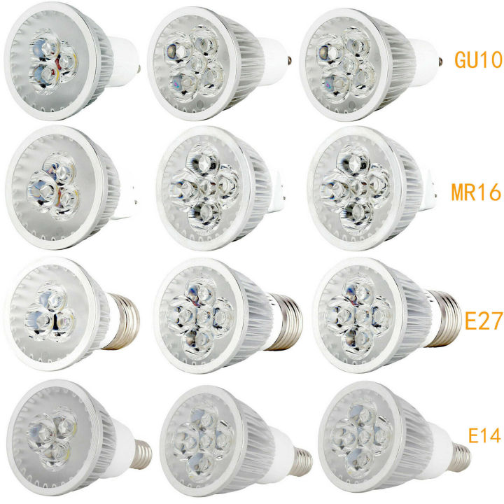 12W LED Spotlight Bulbs GU10 MR16 E27 E14 E12 12V 240V Light Lamps For Home Office Decoration ...