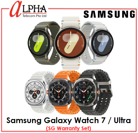 Samsung Galaxy Watch 7 / Ultra smartwatch * Singapore warranty set ...