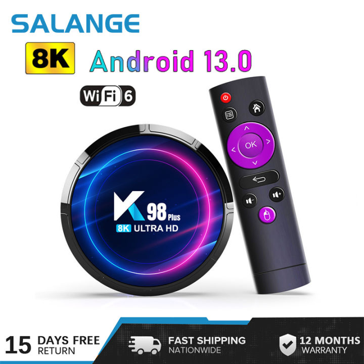 Salange 8K Android TV Box K98PLUS RK3528 4GB RAM 64GB ROM Android Box ...