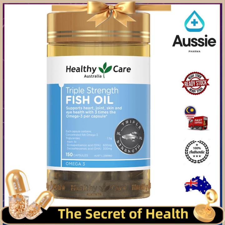 effective ~HEALTHY CARE Triple Strength Fish Oil (150 Capsules)~ | Lazada