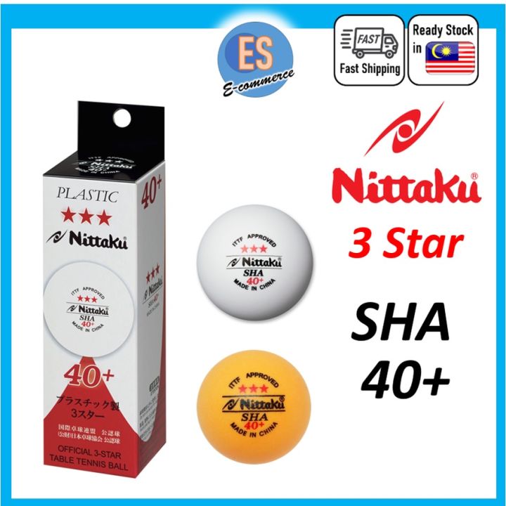 NITTAKU NSD 40+ TABLE TENNIS BALL WHITE & ORANGE | Lazada