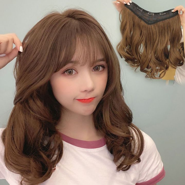 SINGLE Women U-shaped Korean Hairpiece Seamless Hair Styling Tool Clip ...