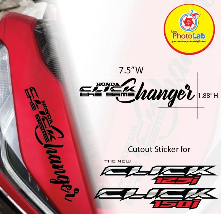The Game Changer LOGO for Click 125i or 150i Waterproof | Lazada PH