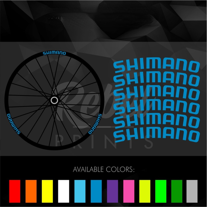 SHIMANO Wheel Rim Stickers for Mountain Bike | Lazada