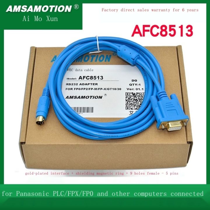 (จัดส่งฟรี)☒ เหมาะสำหรับ Panasonic PLC Programming Cable FP0/FP2/FP-X ...
