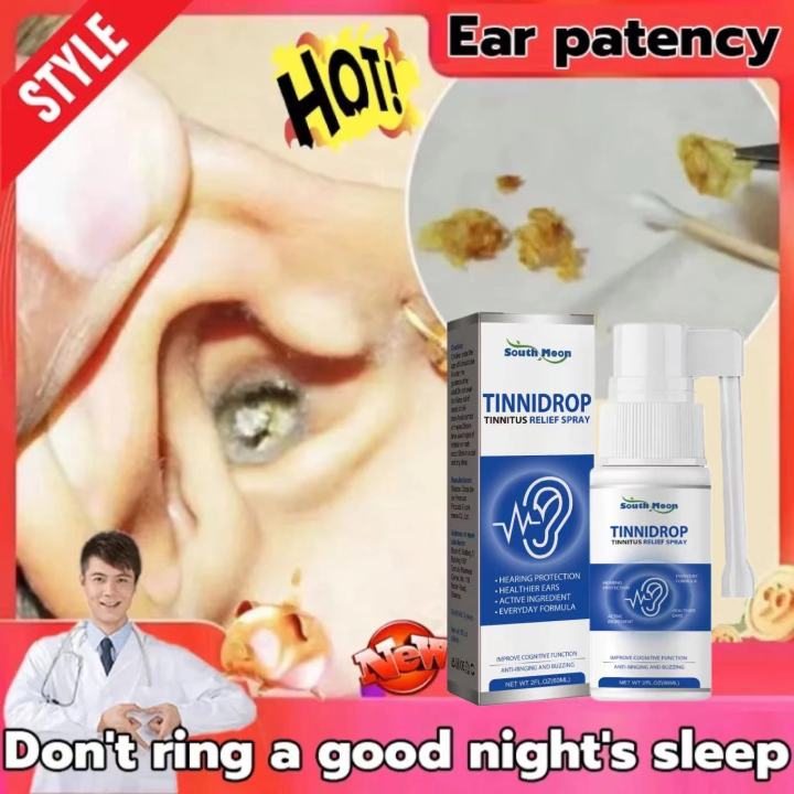 South Moon Tinnidrop Tinnitus Relief Spray 60ml Ear Drops Treatment ...