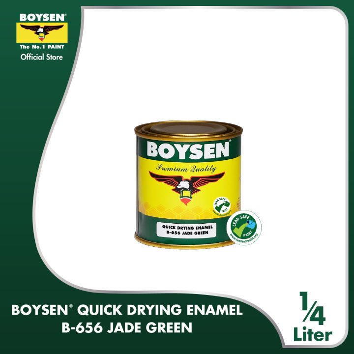 BOYSEN Quick Drying Enamel Jade Green B656-1/4L | Lazada PH
