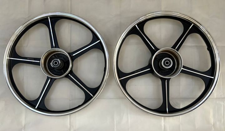 HONDA WAVE100 / EX5 DREAM SPORT RIM 5 BATANG (BLACK) MUTAKIN | Lazada