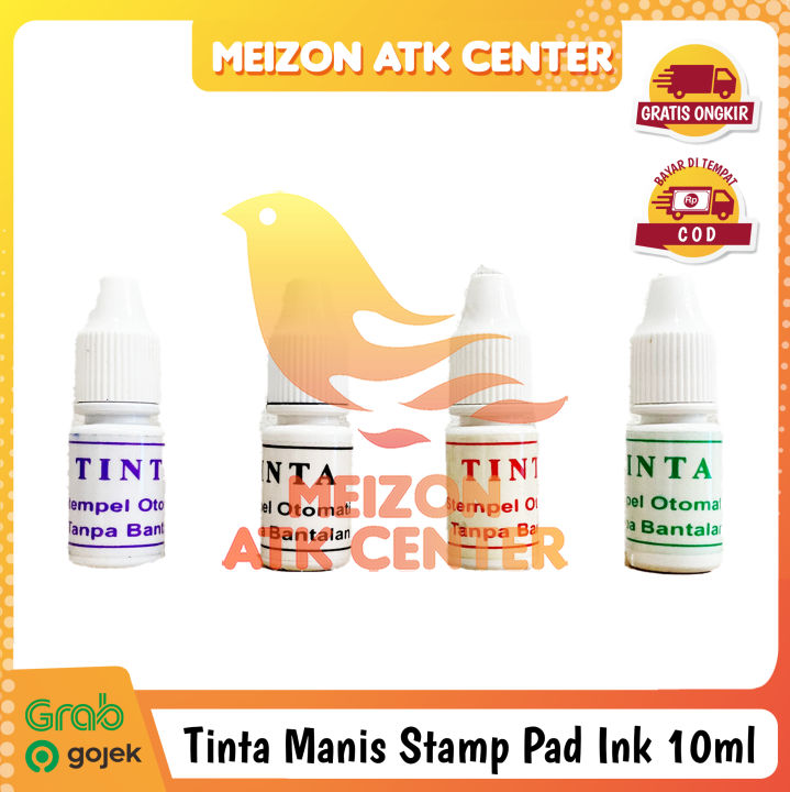 TINTA MANIS Tinta stempel otomatis Refill ink Stamp Pad Ink | Lazada ...