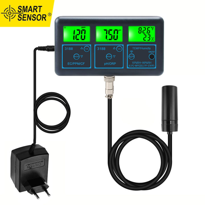 Smart Sensor Tuya WiFi 7in1 Water Quality Tester Multi-Parameter Water ...