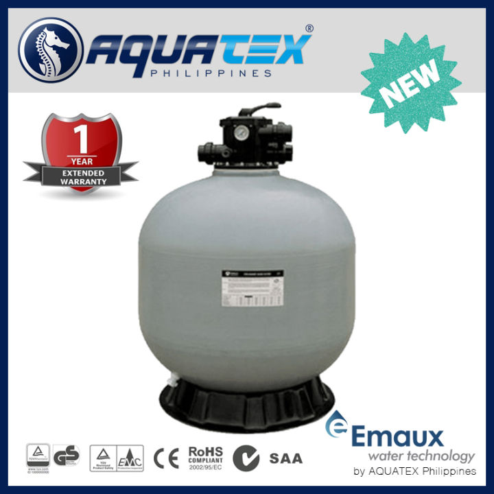 EMAUX Pool Sand Filter V1000 - Pool Fiberglass Sand Filter Tank | Lazada PH