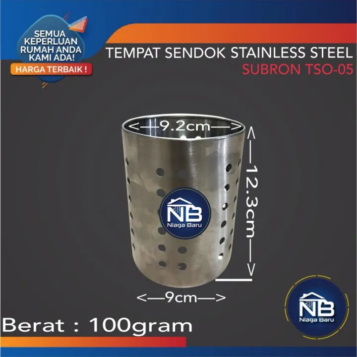 Tempat Sendok Garpu Stainless Subron TSO-05 | Lazada Indonesia