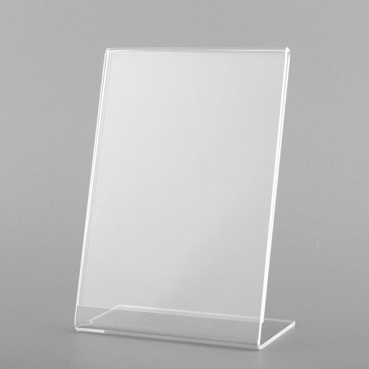 Acrylic Plastic Counter Menu Holder Perspex Leaflet Display Stands A6 ...